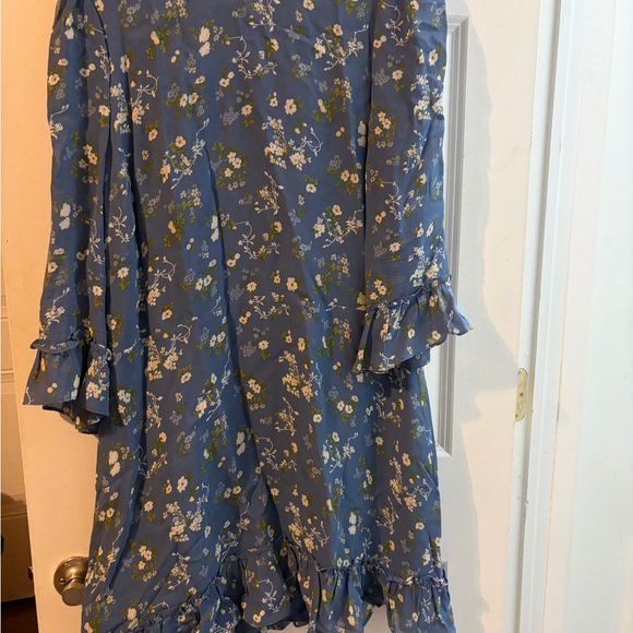 Reformation | Dresses | Reformation Blue Floral Dress | Poshmark